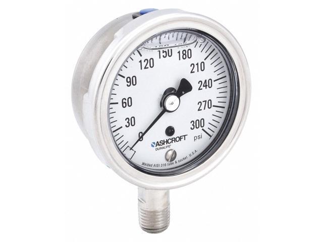 Click here for ASHCROFT 251009SWL02L300# Pressure Gauge  0 to 300... prices