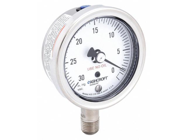 Click here for ASHCROFT 251009SW02LX6BVAC Vacuum Gauge 30 Hg to 0... prices