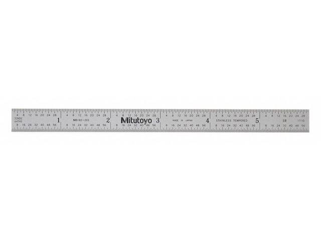 Click here for MITUTOYO 182-203 Steel Rule Flexible 6 In 32/64/10... prices