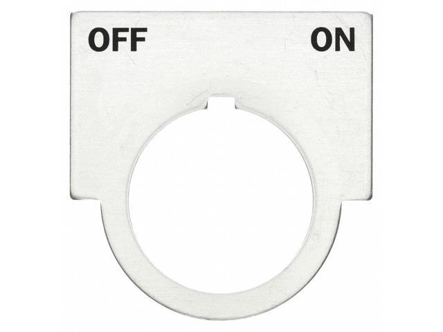 Click here for SIEMENS 52NL26 Legend Plate Off-On Brushed Aluminu... prices