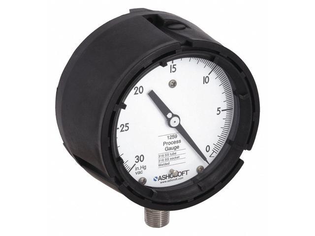 Click here for ASHCROFT 451259SD04LVAC Vacuum Gauge 30 Hg to 0 4-... prices