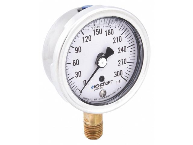 Click here for ASHCROFT 251009AWL02L300# Pressure Gauge  0 to 300... prices