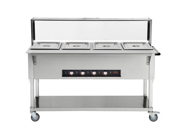 Click here for VEVOR 4-Pan Commercial Food Warmer  4 x 20.6QT Ele... prices