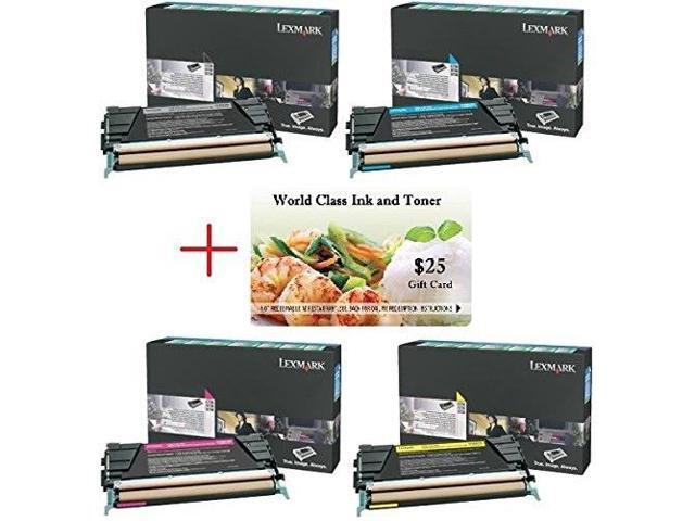 Click here for wci best value pack of all 4 genuine lexmark toner... prices