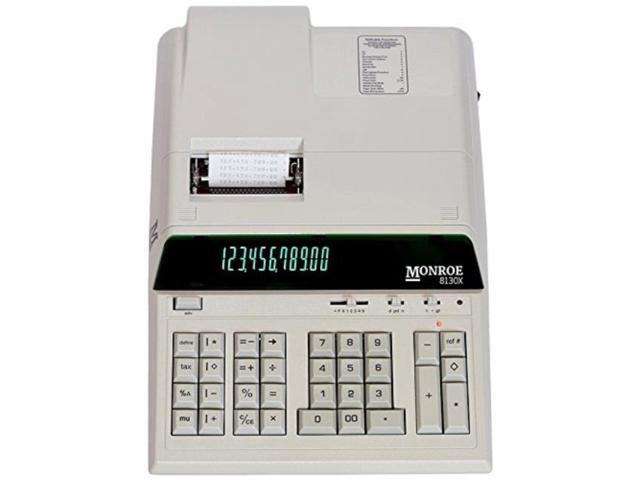 Click here for Monroe 8130X Ivory 12-Digit Basic Function Heavy-D... prices