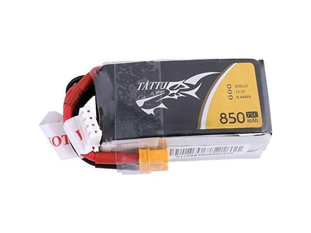 Click here for tattu 11.1v 3s 850mah 75c lipo battery pack with x... prices