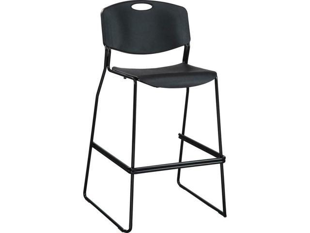 Click here for Lorell Heavy-duty Bistro Stack Chairs - Black Plas... prices