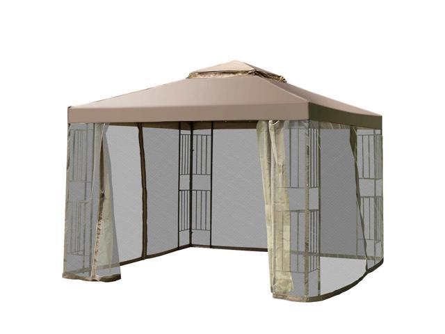 Click here for Costway Outdoor 10x10 Gazebo Canopy Shelter Awning... prices