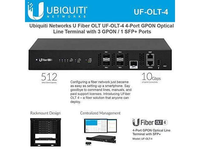 Click here for Ubiquiti Networks U Fiber OLT UF-OLT-4 4-Port GPON... prices