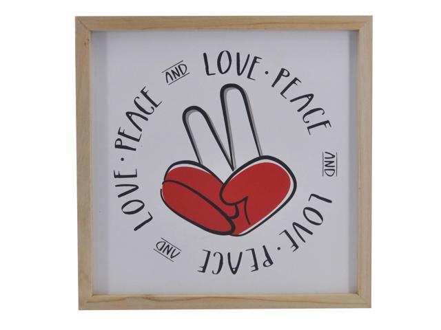 Click here for Wooden Love Peace Finger Sign Decorative Wall Art prices