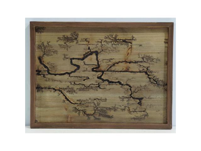 Click here for Rectangle LichtenburgWood Burning Wall Art (Brown... prices