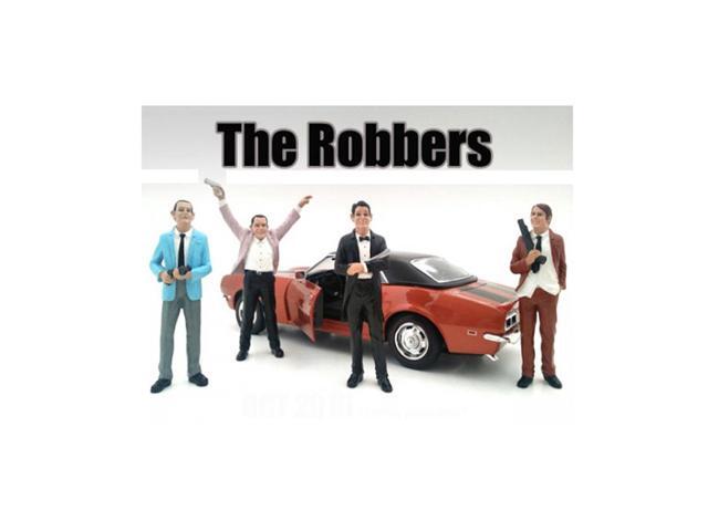 Click here for The Robbers 4 Piece Figure Set For 1:24 Scale Mode... prices