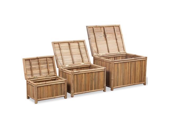 Click here for vidaXL Storage Boxes 3 Pieces Bamboo prices