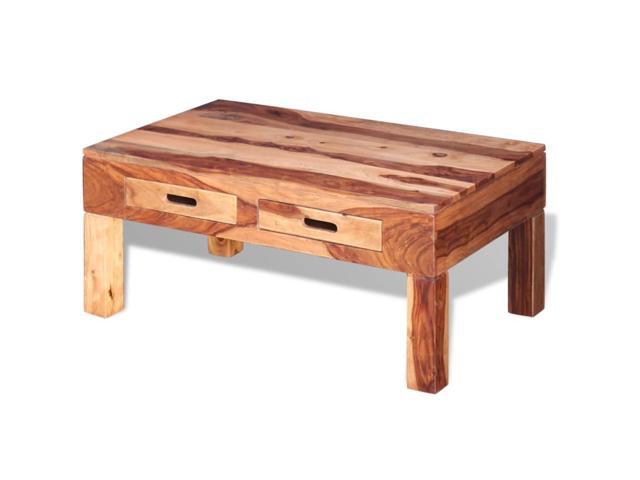 Click here for vidaXL Coffee Table Brown Solid Acacia wood  Palis... prices