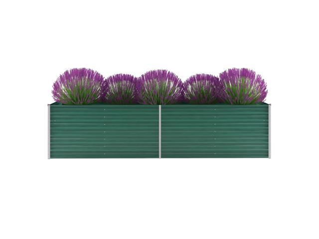 Click here for vidaXL Garden Raised Bed Galvanized Steel 126x31.5... prices
