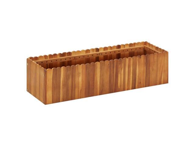 Click here for Garden Raised Bed 39.3x11.8x9.8 Solid Acacia Wood... prices