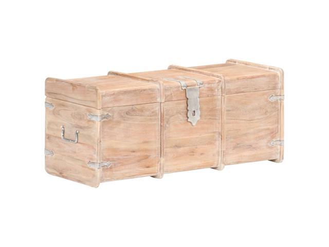 Click here for vidaXL Storage Chest 35.4x15.7x15.7 Solid Acacia W... prices