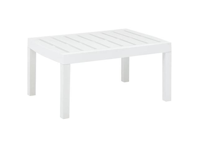 Click here for vidaXL Lounge Table White 30.7x21.7x15 Plastic prices