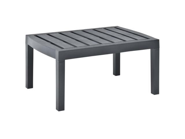 Click here for vidaXL Lounge Table Anthracite 30.7x21.7x15 Plasti... prices