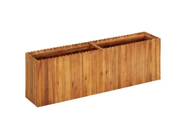 Click here for vidaXL Garden Raised Bed 59x11.8x19.6 Solid Acacia... prices