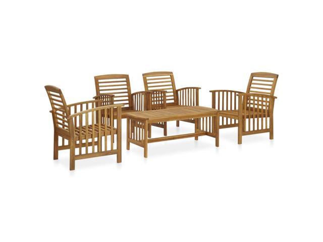 Click here for vidaXL 5 Piece Garden Lounge Set Solid Acacia Wood prices
