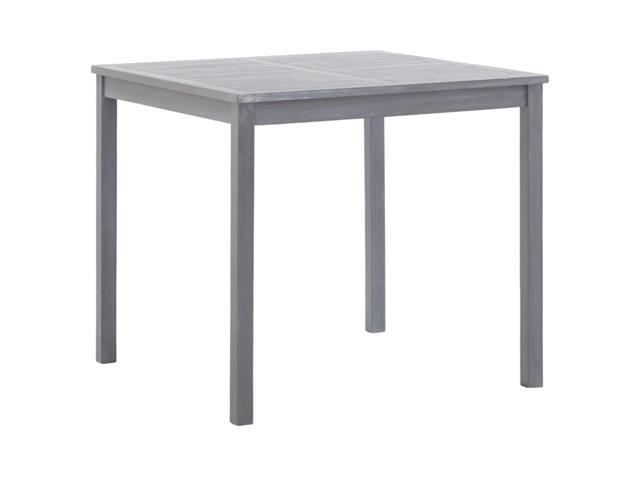 Click here for vidaXL Garden Table Gray 31.5x31.5x29.1 Solid Acac... prices