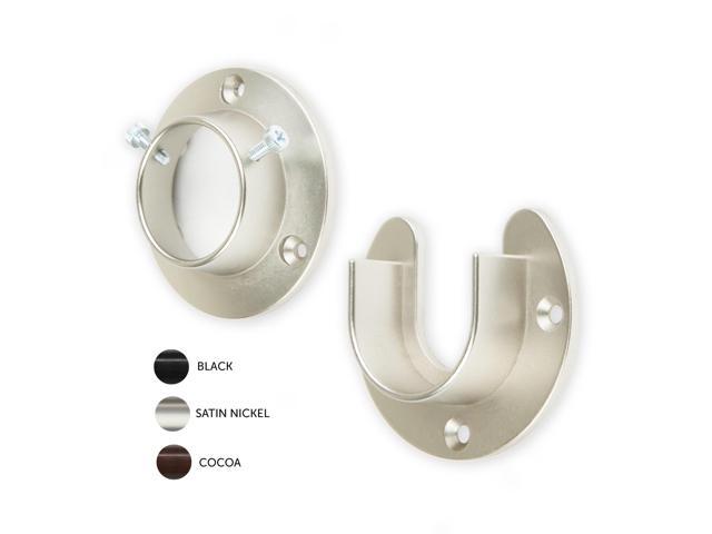 Click here for 1.5 inch Rod Socket (Open/Close) - Satin Nickel prices