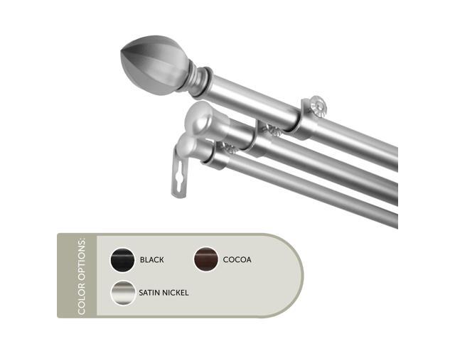 Click here for 13/16 inch Baronet Triple Curtain Rod 120-170 - Sa... prices