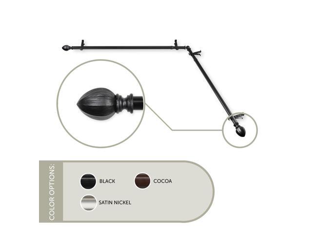 Click here for 13/16 inch Baronet Corner Window Curtain Rod 120-1... prices