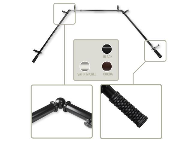 Click here for Weaver 13/16 inch Bay Window Curtain Rod 20-36  38... prices