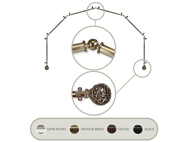 Click here for Ruston 13/16 inch 6-Sided Bay Window Curtain Rod 2... prices