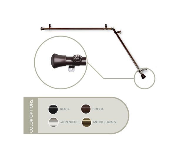 Click here for 13/16 Single Corner Curtain Rod 48-84 each side -... prices