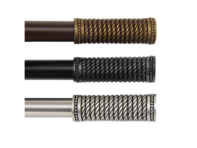 Click here for 13/16 inch Weaver Curtain Rod 28-48 - Black prices