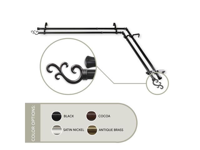 Click here for 13/16 inch Mosey Corner Window Double Curtain Rod... prices