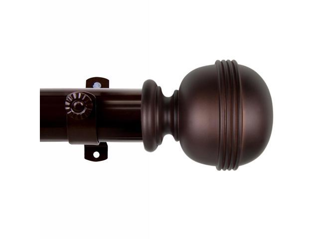 Click here for Victor Curtain Rod 1.5 inch 165 - 215 long - Cocoa prices