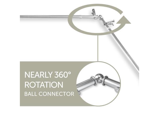 Click here for Basic 13/16 inch Bay Window Curtain Rod 20-36  38-... prices