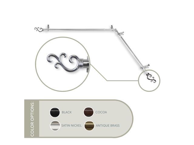 Click here for 13/16 inch Mosey Corner Window Curtain Rod 120-170... prices