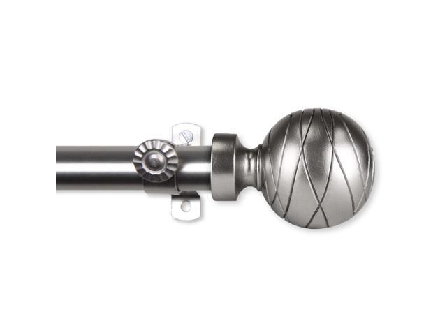 Click here for Lynn Curtain Rod 13/16 inch 66-120 - Satin Nickel prices