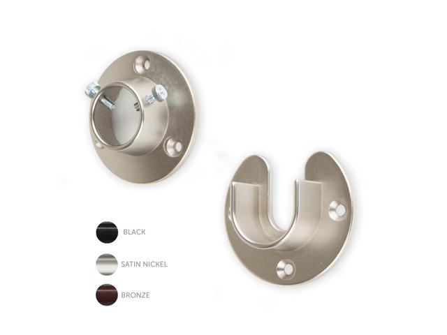 Click here for 1 inch Rod Socket (Open/Close) - Satin Nickel prices