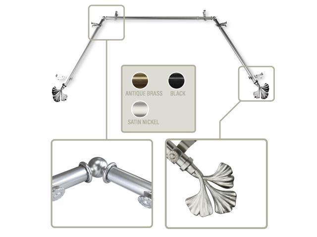 Click here for Maidenhair 13/16 inch Bay Window Curtain Rod 20-36... prices