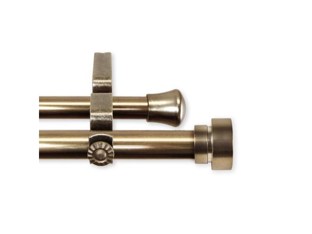 Click here for Thornhill Double Curtain Rod 13/16 inch 120-170 -... prices