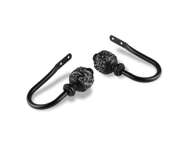 Click here for Ivana Curtain Rod Holdback - Black prices