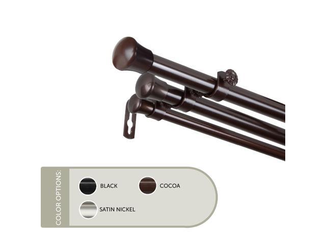 Click here for 13/16 inch Basic Triple Curtain Rod 120-170 - Coco... prices