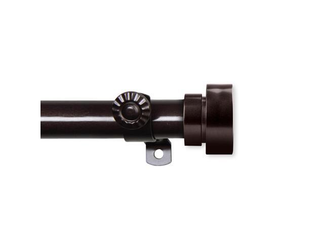 Click here for Thornhill Curtain Rod 13/16 inch 66-120 - Cocoa prices