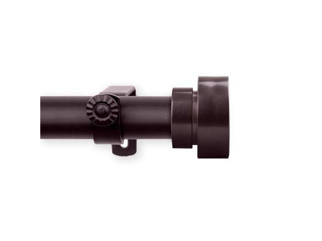Click here for Brett Curtain Rod 1 inch 66-120 inch - Mahogany prices