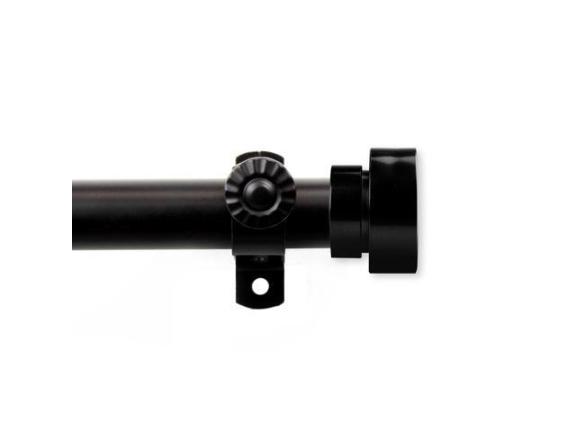 Click here for Thornhill Curtain Rod 13/16 inch 28-48 - Black prices