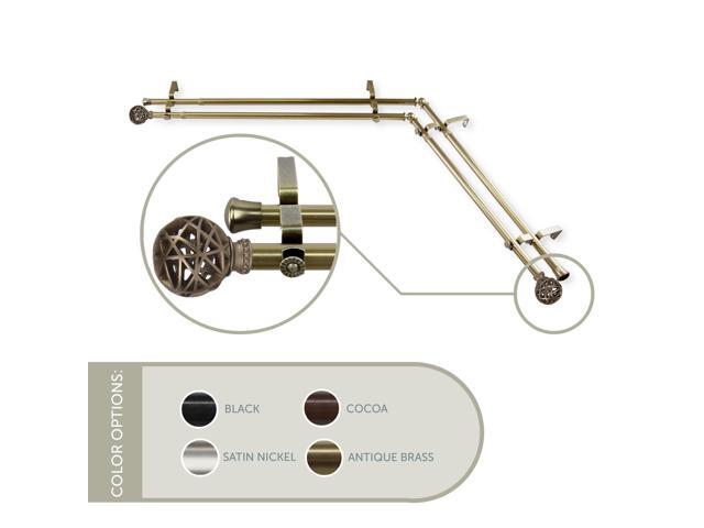 Click here for 13/16 inch Ruston Corner Window Double Curtain Rod... prices
