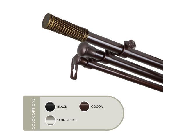 Click here for 13/16 inch Weaver Triple Curtain Rod 120-170 - Coc... prices
