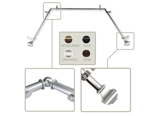 Click here for Maryland 13/16 inch Bay Window Curtain Rod 20-36... prices