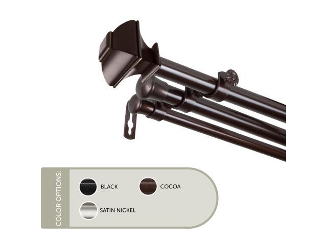 Click here for 13/16 inch Maryland Triple Curtain Rod 48-84 - Coc... prices